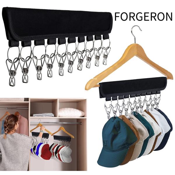 面ファスナー式の折り畳み式ピンチハンガー通常のハンガーのバー部分に取り付けるだけの簡単脱着日常遣いのほか、キャンプなどのアウトドア、出張先、旅行先などでの使用にも帽子、ネクタイ、くつ下などのハンガーに掛けにくい小物を干すのにも使えて便利商品...