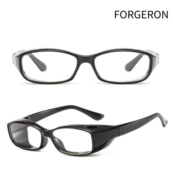 花粉対策に、飛沫対策にゴーグルタイプのスクエア型、縦幅が狭めの花粉用伊達メガネガード部分が目立ちにくいため、おしゃれで日常生活でも気軽に装着・紫外線カット…アウトドア、スポーツ観戦、ドライブなどで活躍するUVカットメガネとして・目を守るゴー...