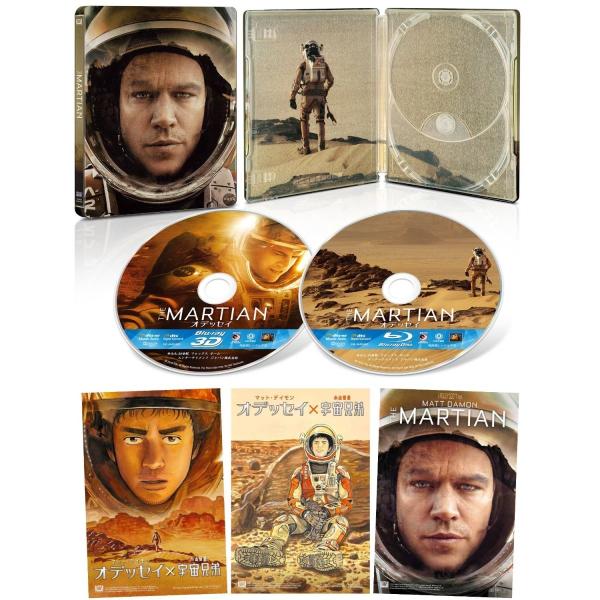 ★Amazon.co.jp限定・スチールブック仕様・『オデッセイ』×『宇宙兄弟』 ポストカードセット(3種)付き!『プロメテウス』のリドリー・スコット監督が描く奇跡のSFサバイバル超大作!70億人が、彼の還りを待っている。<キャスト&...