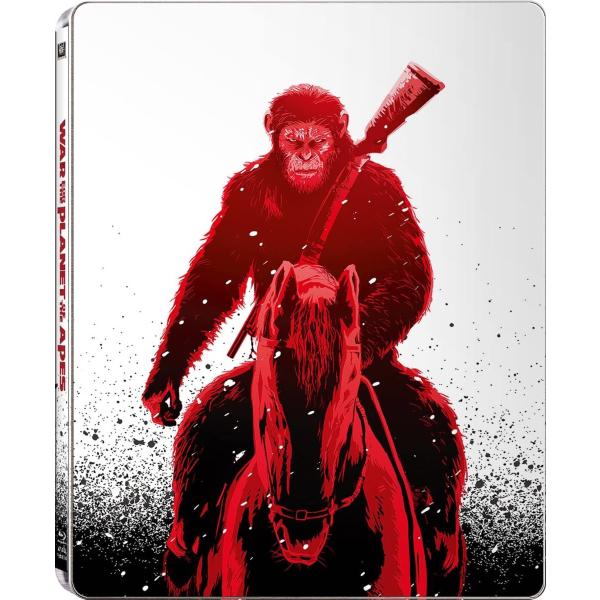 ★Amazon.co.jp限定 スチールブック仕様〔数量限定生産〕大ヒットSFアクション・シリーズ最終章！「猿の惑星」誕生に隠された、衝撃の真実が遂に明かされる。そして、猿の惑星になる。＜特典＞※すべてブルーレイディスクのみの収録特典【Di...