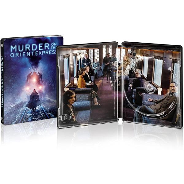 Amazon.co.jp限定 スチールブック仕様〔数量限定生産〕全世界大ヒット!傑作ミステリーを超豪華キャストで描くゴージャスなエンターテイメント列車内で起きた殺人事件――。容疑者は乗客全員<キャスト&amp;スタッフ>エルキュ...