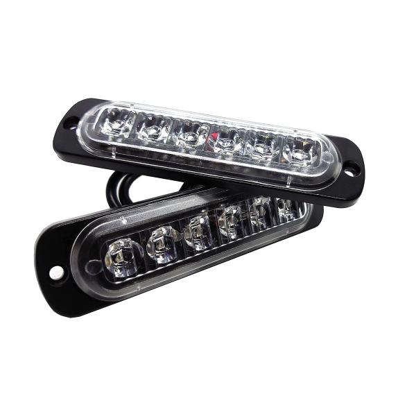 SakaSK デイライト LED 12v 24v 兼用 防塵 耐衝撃 汎用 防水 ホワイト 車検対応 2個セット 6000K 薄型 (ブルー ( 青 )) ・■商品情報■ ・新品未使用 ・商品内容：DC12V 汎用デイライト 2個セット ・...