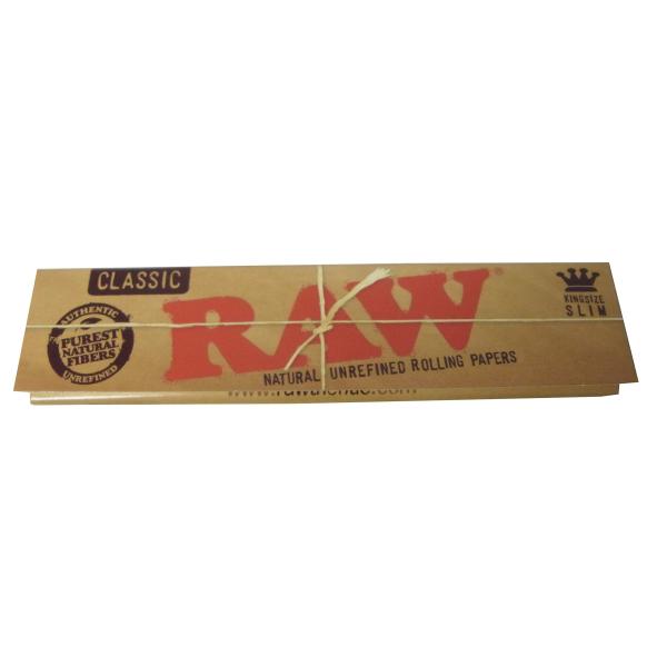 smokers RAW(ロー) クラシック キングサイズスリム ペーパー 32枚入り ×5個セット 手巻きタバコ 喫煙具 ・5個セット・サイズ：約110mm×44mm 32枚入り・亜麻、麻などの植物由来の素材をブレンド・半透明な薄茶色・紙の...