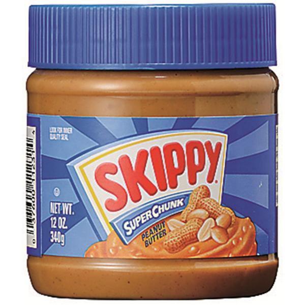Skippy スキッピー ピーナッツバターチャンク 添加物不使用 340g ・カロリー:594kca/100gあたり・ブラント名: SKIPPY(スキッピー)・原材料:ピーナッツ、砂糖、植物油(大豆油を含む)、食塩・原産国:アメリカ・商品サ...