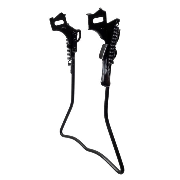 iWA(アイダブルエー) MARUHACHI 両立スタンド 一般用 26インチ用 黒 LL26BL ・●一般両立スタンドです・●太い線材・●定番シリーズ・通学モデル・●幅広設計・●正爪内装モデル