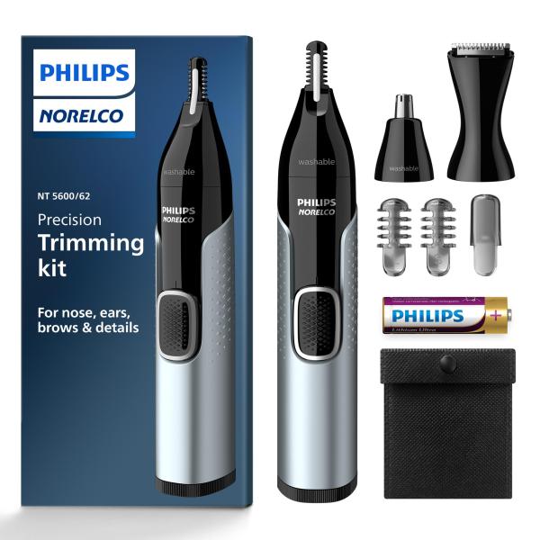 Philips(フィリップス) Norelcoノーズトリマー5000鼻/耳/眉毛用トリミングキットNT5600/62 ・Philips Norelco ノーズトリマー5000で敏感肌を保護しながら、不要な顔の毛を整えます。・Protecti...