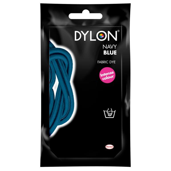 DYLON プレミアムダイ (繊維用染料) 50g col.08 ネイビーブルー [日本正規品] ・1袋で染まる量:繊維約250g (Tシャツ約2枚分)・染まらないもの:ポリエステル、アクリル、ナイロン、特殊加工が施されたもの・染まるもの:...