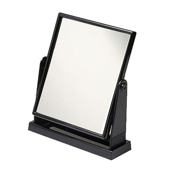 メリー 鏡 卓上ミラー 角型 大 No.5620 ブラック ・商品サイズ (幅×奥行×高さ) :サイズ:商品サイズ:約(H)300×(W)260×(D)80mm、鏡面サイズ:約240×200mm・材質 :素材・材質:フレーム:スチロール樹脂...