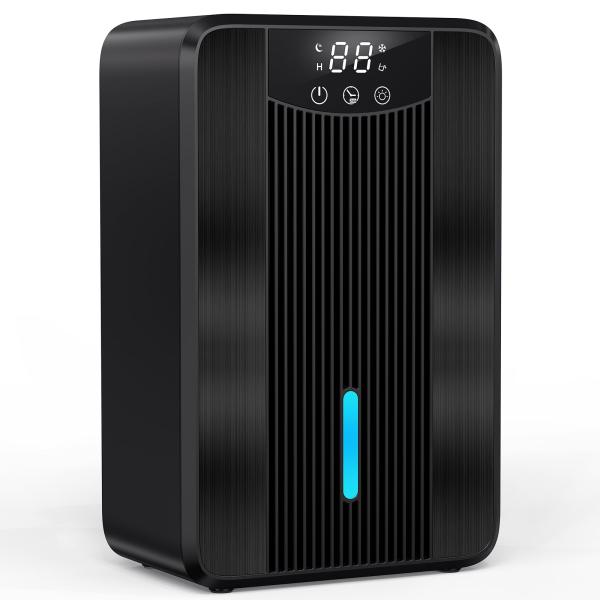 Boweer 除湿機 小型 除湿器 1000ml大容量 卓上 ぺルチェ式省エネ じょしつき 強力除湿 梅雨/カビ/結露/湿気対策 抗菌フィルタ付き 満水自動停止4/6/8/12/24 H切タイマー 7色ランプ 湿気取り PSE認証取得済み ...