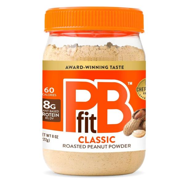 PBfit (PBフィット) 自然食品ピーナツバターパウダー ローストして潰した自然のピーナツから作られた粉末ピーナッツスプレッド タンパク質8g 8オンス ・おいしさの定義：おいしい低脂肪のピーナツバタースプレッドを作るには、 乾燥したP...