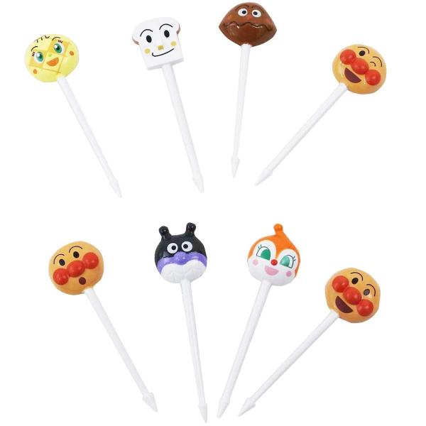 バンダイ それいけ！ アンパンマン ニコニコピック （8種類×1本） お弁当 2785530 ・8本入（8種類×1本）・おかずにさすだけかんたん！・アンパンマンと仲間たちがお弁当を楽しく演出します。・サイズ：アンパンマン：約55×16×6m...