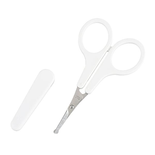 貝印 KAI 薄刃セーフティハサミ 先丸刃先 キャップ付 スリム刃 鼻毛 ハサミ KQ3105 ・内容量:1個・原産国:日本・商品サイズ (幅×奥行×高さ) :65mm×15mm×140mm・短いムダ毛もお手入れしやすい刃先の厚みが薄いタイ...