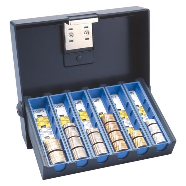 カール事務器 コインレジ 簡易レジスター コインカウンター 硬貨収納箱 MR-2010N プラスチック ・コインボックスは入れ替えや組み合わせ自由・サイズ：幅216.5×奥行187×高さ43mm、500g・フタ付きで持ち運びにも便利・収納枚...