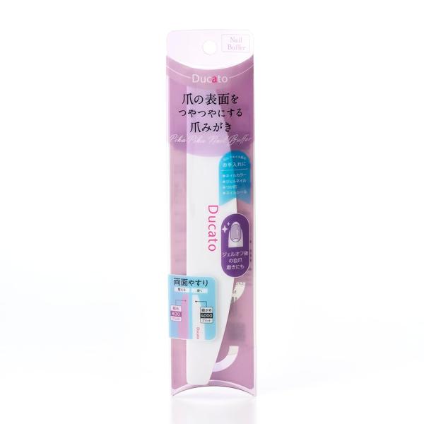 デュカート ピカピカネイルバッファ ・クッション性が高く爪への負担が少ない爪みがき。・マニキュアを塗らなくてもツヤのある爪に仕上がり。・原材料 :スポンジ:EVA、セラミック研磨材 中芯:PS・原産国 :韓国・商品サイズ (幅X奥行X高さ)...