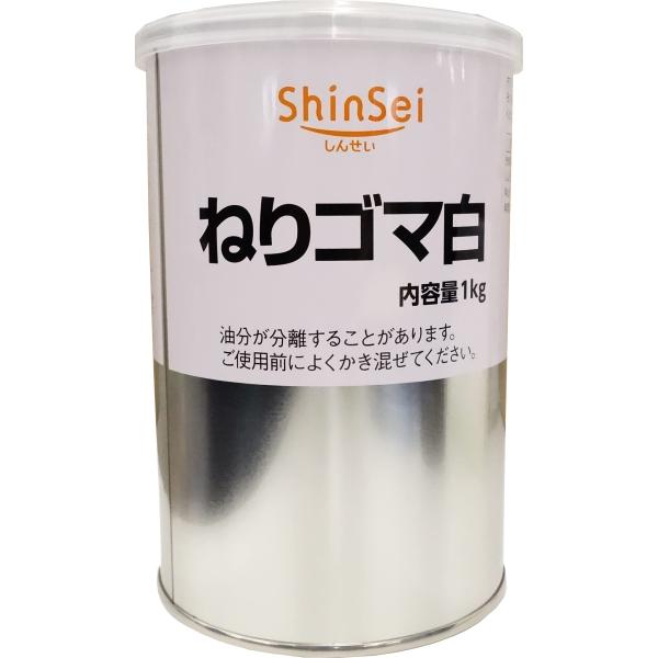 真誠 ねりごま白 1kg ・内容量:1kg・原材料:胡麻・商品サイズ(高さ×奥行×幅):152mm×104mm×104mm