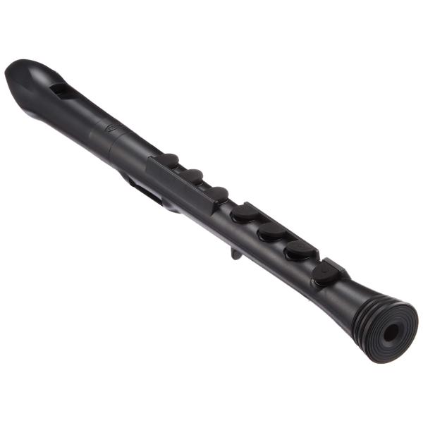 NUVO ヌーボ ソプラノリコーダー ジャーマン式 Recorder+ シリコンキー仕様 Black/Black N320RDBBK [専用ケース、運指表付き] 【国内正規品】 ・ジャーマン式ソプラノリコーダー・トーンホールにシリコンキーが...