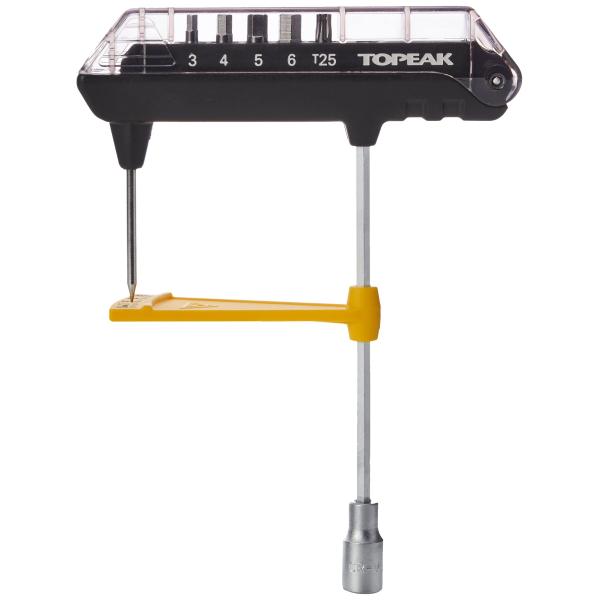 TOPEAK(トピーク) コンボトルク レンチ&amp;ビット セット TOL23500 ・120g・L122×W42×H167mm・T25“Torx"レンチ・エンジニアリングプラスチック+強化スチールビット・トルク測定範囲:1~12Nm・...