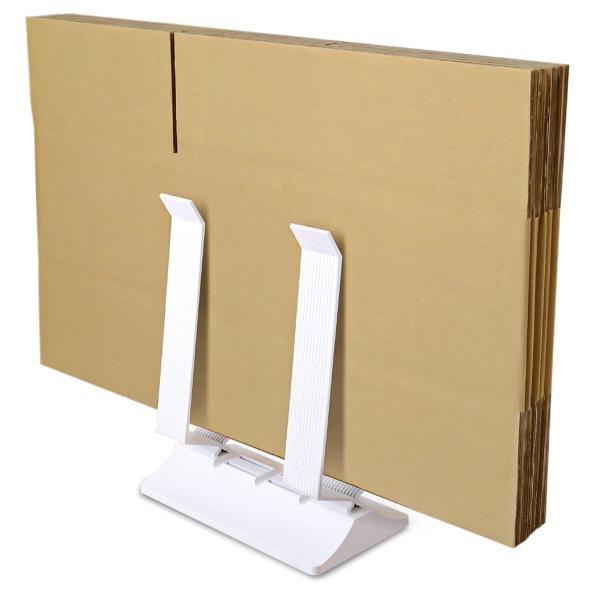 旭電機化成 段ボールストッカー 日本製 ADS-001 (ホワイト) ・SDGs（目標12.5　再利用により廃棄物の発生を大幅に削減）を実行する、リサイクル材料使用の地球に優しい商品。・リサイクル材使用のため商品に異物などが混じる場合があり...