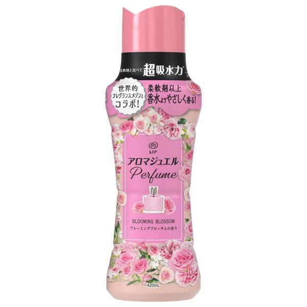 レノア アロマジュエル Perfume 香り付けビーズ ブルーミングブロッサムの香り 本体 420mL ・パリで人気の香水の香りをお洗濯に。世界的フレグランスメゾンとコラボのレノアアロマジュエルPerfume！・使い方は簡単。お洗濯のはじめ...