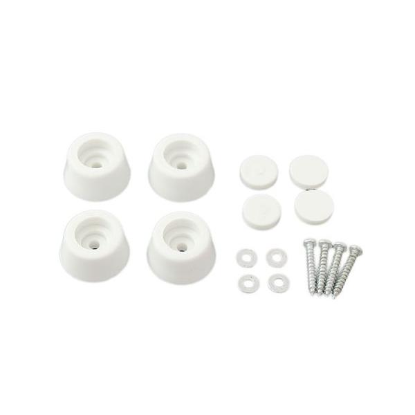 ハイロジック ゴム戸当り 11×22 RC-11 白 4個 ・カラー:白・サイズ:11×22ミリ・内容量:4個