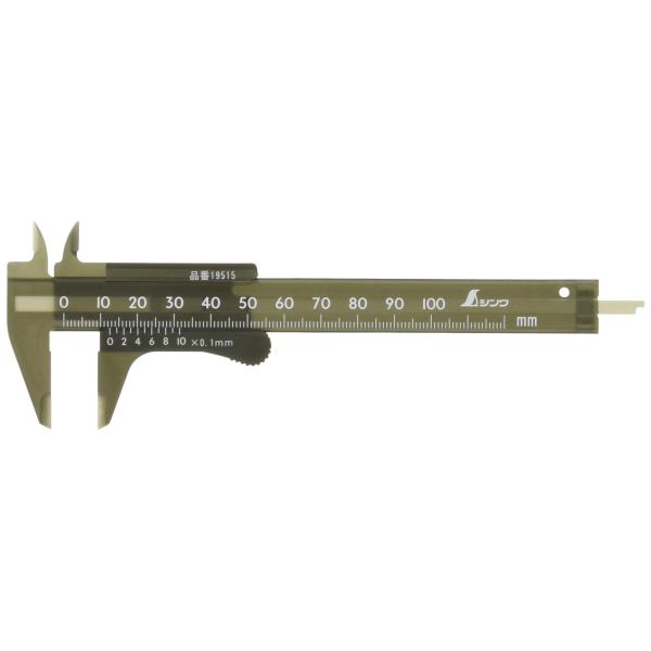 シンワ測定(Shinwa Sokutei) プラスチックノギス ポッケ 100mm 19515 ・パッケージ重量: 0.03 kg・内容量:1・商品サイズ (幅×奥行×高さ) :-・種類: 単品