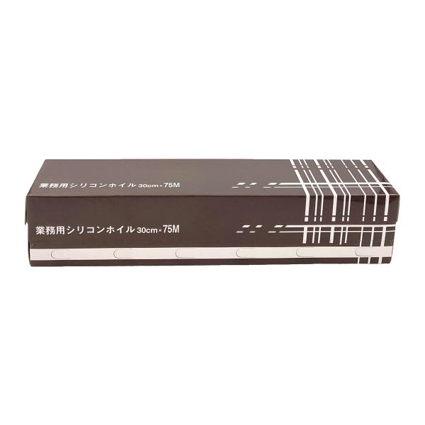 シンメイ 業務用シリコンホイル 30×75m ・・サイズ：幅30ｃｍ×長さ75ｍ・・厚み：11マイクロメートル・・材質：アルミホイルはく、シリコーン