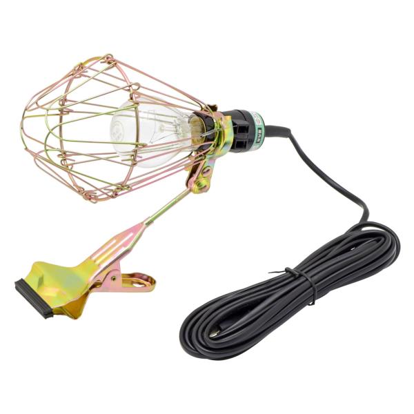 高儀(Takagi) EARTH MAN クリップライト 100W 耐震球 CLT-110【連結コンセント付】【口径E26】【照射角度調整】 作業灯 工事用 現場 ライト 照明 投光器 植物育成 たかぎ TAKAGI ・口金サイズ:E26、...