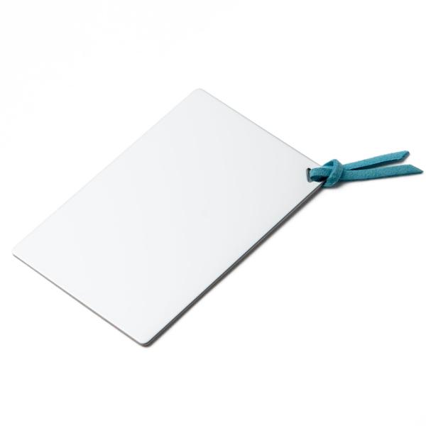 堀内鏡工業 【安心・安全 割れない鏡】 ステンレスカードミラー・ブルー紐付き メイクミラー 日本製 ・【ギフト・贈り物に最適】ギフト・贈り物として、お誕生日、クリスマス、進学・就職記念、バレンタインデー、ホワイトデー、などにプレゼントとして...