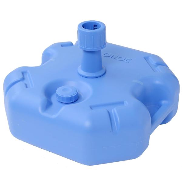 尾上製作所(ONOE) パラソルスタンド12Lブルー OP-12-BL [のぼりスタンド兼用 水・砂をおもりに] ・サイズ:37 x 37 x 14cm・ポール適用径: 19から35mm・原産国:中国・容量:11.5リットル・材質:ポリエチ...