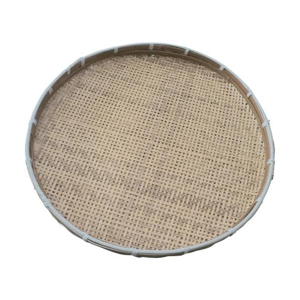 伝蔵 梅干しざる ６３ｃｍ F219 ・●Φ６３ｃｍ　高さ４．５ｃｍ