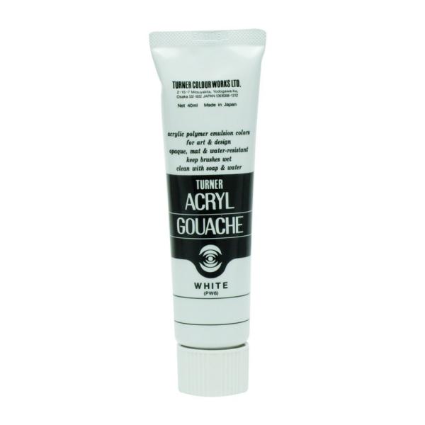 ターナー色彩(Turner Color) アクリルガッシュ ホワイト AG040001 40ml(9号) ・対象性別 :男女共用