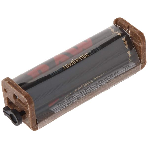 RAW ロー、ヘンププラスチック 79mm 切り替えレバー付き 1 1/4ローリングマシーン ・【新発売】手巻きタバコ用　79mm 1 1/4サイズ　ローリングマシーン・スペアベルト　1枚付属・ヘンププラスチック素材　こだわりのブランドRA...