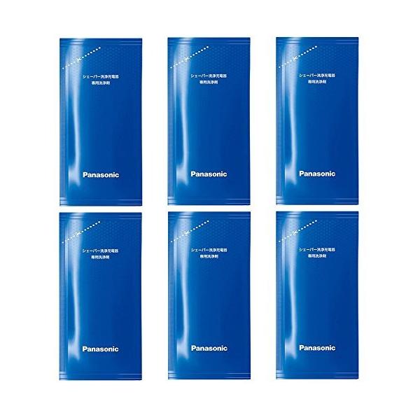 パナソニック シェーバー洗浄充電器専用洗浄剤 ES-4L03 (3個入り) ｘ2セット（計6個） ・ご利用の機種をよくお確かめの上お買い求めください。・シェーバー洗浄充電器専用洗浄剤