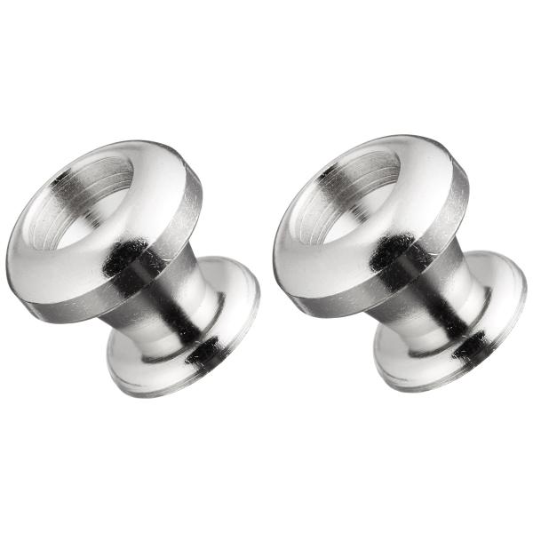 HOSCO SCUD シャーラー・ロックピン対応エンドピン、2P クローム EP13C ・2Pcsセット・ロックッピン対応