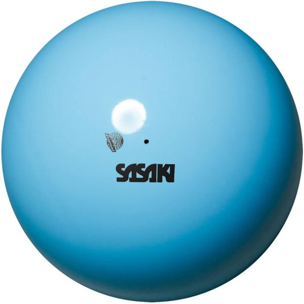 SASAKI(ササキ) 新体操 手具 ボール 国際体操連盟認定品 日本体操協会検定品 ジムスターボール 直径18.5cm M-20A-F LIBU(ライトブルー) ・※画面上のカラーと実物のカラーが微妙に異なることがございます。※商品の仕様...