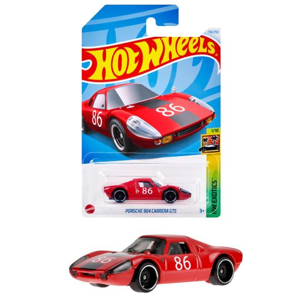 ホットウィール(Hot Wheels) ベーシックカー ポルシェ 904 カレラ GTS 乗り物おもちゃ ミニカー 3歳から レッド HYB76 ・【プレゼントに最適】お誕生日、クリスマスプレゼント、入園・入学祝いなど記念日でのプレゼントに...
