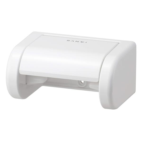SANEI(サンエイ) ワンタッチペーパーホルダー マットホワイト 芯ありペーパー用 ビス付き W37-MW2 ・ホルダーの取り付けに必要なビス・接着テープ付き。・色：マットホワイト・芯なしのトイレットペーパーは使用不可。