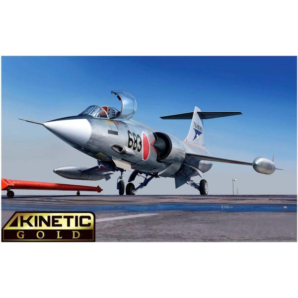 キネティック 1/48 航空自衛隊 F-104J スターファイター プラモデル KNE48080 ・1/48スケール未塗装プラスチック組み立てキット・2種類のイジェクションシート付属・コックピット後方の電子機器再現・機首内部のレーダーモジュ...