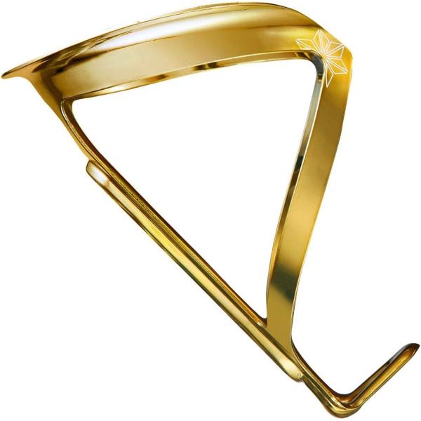SUPACAZ(スパカズ) Fly Cage Limited Gold ボトルケージ ・・カラー：Gold　・素材：アルミニウム すっきりとしたラインとレーザーエッチングされたデザインが際立つボトルケージです。