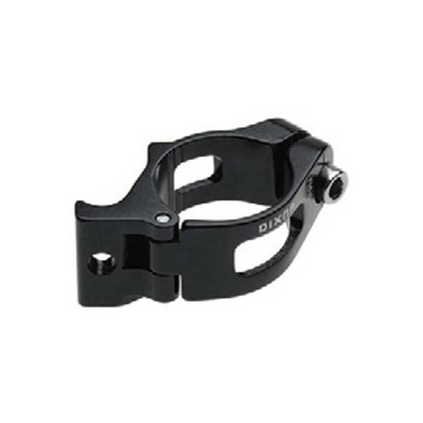 DIXNA(ディズナ) FD直付用バンド-2 BK ブラック ・シマノ新型フロントディレイラーのサポートボルトに対応するバックアッププートを一体で成形。・シムを入れるバンドではないのでフレームに薄く装着可能。・フレーム適応径：28.6mm推...