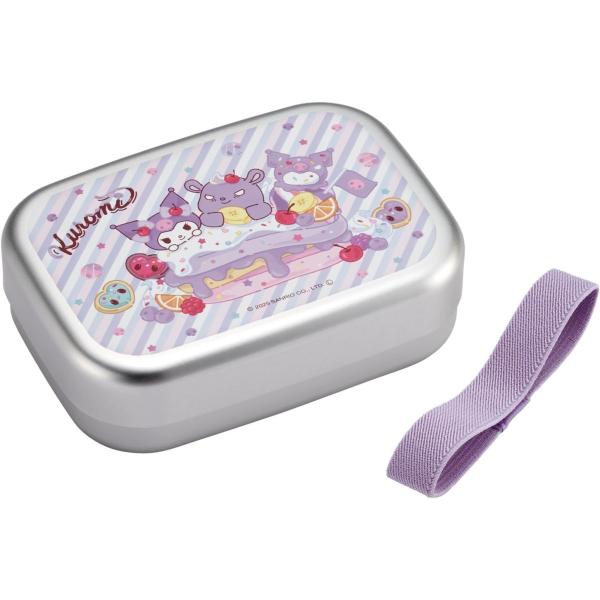 スケーター(Skater) 弁当箱 アルミ ランチボックス 子供用 370ml 保温庫対応 ランチベルト付 日本製 サンリオ クロミ Fancy Snacks Weets 女の子 ALB5NV-A ・サイズ：横13.4×縦9.7×高4.2c...