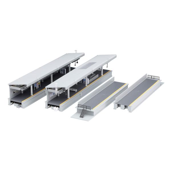 KATO Nゲージ 近郊形ホームDX 対向式セット 23-161 鉄道模型用品 ・23-163 ホームドア 4ドア用 (6両分×2組入)と組み合わせれば、乗降の多い在来線の駅などで見られるホームドアの再現も可能です。また、23-000 ホー...