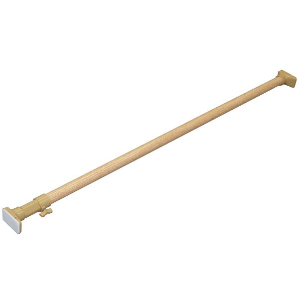 HEIAN SHINDO 突っ張り棒 ジャッキ式超強力タイプ 木目 幅110~190cm 耐荷重45~15kg パイプ直径 2.96cm/2.54cm NPM-110 平安伸銅工業 ・【サイズ】幅110-190×高7×奥行4cm【取付幅】1...