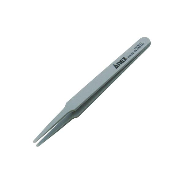 アネックス(ANEX) ピンセット プラスチック製 先丸型 120mm No.231 ・全長:120mm・幅:9mm・材質:ナイロン66ガラス強化繊維