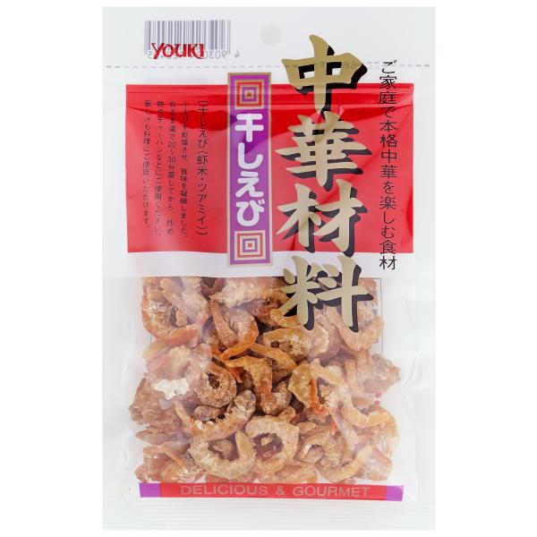 ユウキ食品 干しえび 54g ・内容量:54g・原材料:えび、食塩・商品サイズ(高さx奥行x幅):19.5cm×1cm×13cm