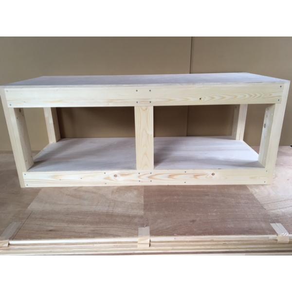 W90×D45×H60　木製水槽台　（補強柱付）天板　底板付き天板厚20mmに変更＋１０００円商品は組み立て式になりますサイズ変更可能です高さ＋10cmUPにつき３０００円奥行＋10cmUPにつき２５００円カラー　ブラック　ブラウン　ホワイ...