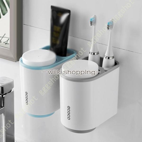 商品の説明歯ブラシ スタンド 歯ブラシホルダー【サイズ】1本のコップスタンド=12.8*8.3*13cm(コップ 付き)。インストール1.壁をきれいに拭きます。2.ステッカーの裏側をはがします，壁にステッカーを貼ります，ステッカーを押して空...