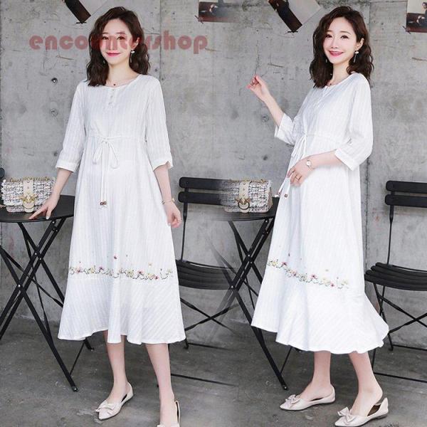 【素材】：ポリエステル【カラー】：写真色【サイズ】：（約）*着丈：106cm(M) 107cm(L) 108cmX(L) 109cm(2XL) *バスト：96cm(M) 100cm(L)  104cmX(L) 108cm(2XL)*五分袖丈...