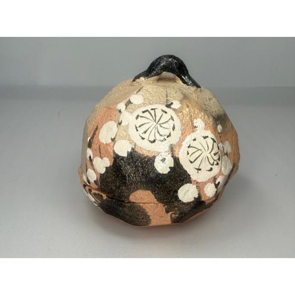 乾山窯 昭楽造の槍梅香合 未使用 共箱付き 経年保管品 状態は画像参照