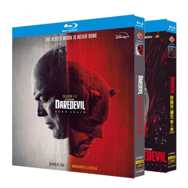 区別：Blu-ray（国内再生可能）音声：英語／日本語（切り替え）字幕：日本語内容：全話収録邦題：デアデビル：ボーン・アゲインあらすじ：幼い頃に事故で失明したマット・マードックは、ニューヨークで昼は弁護士として正義を追求し、夜はデアデビルと...